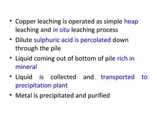 Bioleaching its technique and applications | PPT