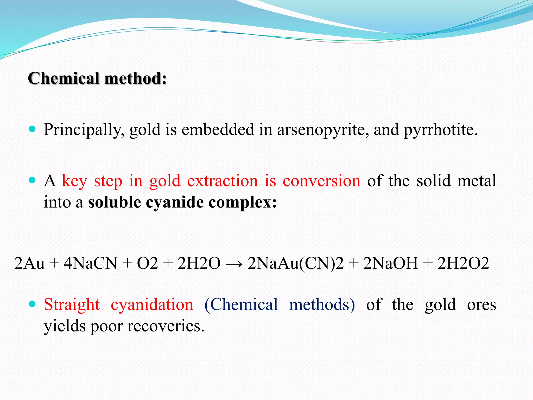 Bioleaching of copper, gold and uranium | PPTX