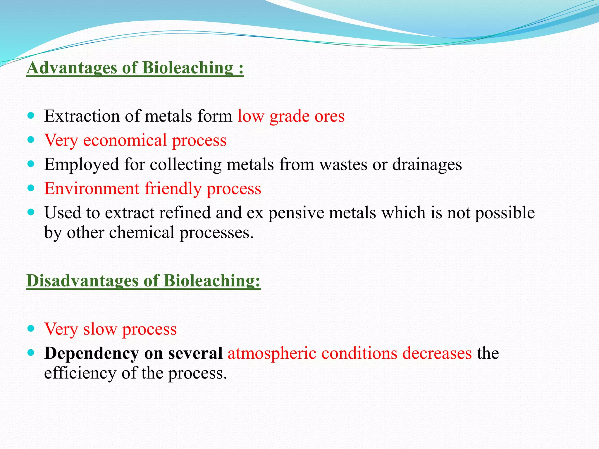 Bioleaching of copper, gold and uranium | PPTX