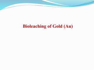 Bioleaching of copper, gold and uranium | PPTX