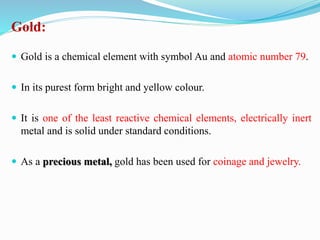 Bioleaching of copper, gold and uranium | PPTX
