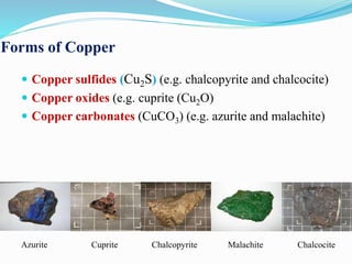 Bioleaching of copper, gold and uranium | PPTX