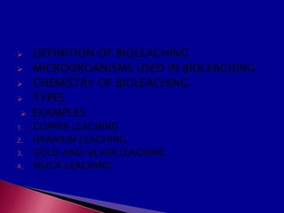 Bioleeching | PPT