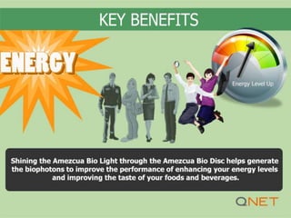 Enhance Your Energy Levels with QNET's Bio Disc & Bio Light | PPTX