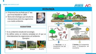 BIOLOGÍA La Ecología importancia y tipos | PPT