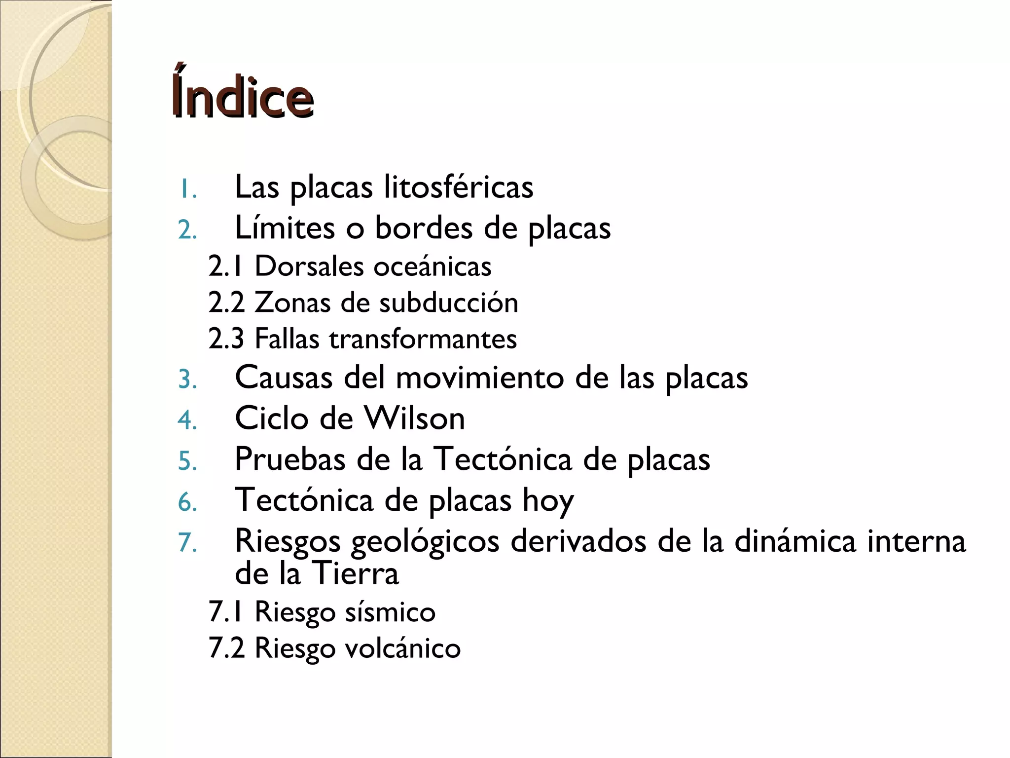 Biología y geología Tema 3. tectónica de placas | PPS
