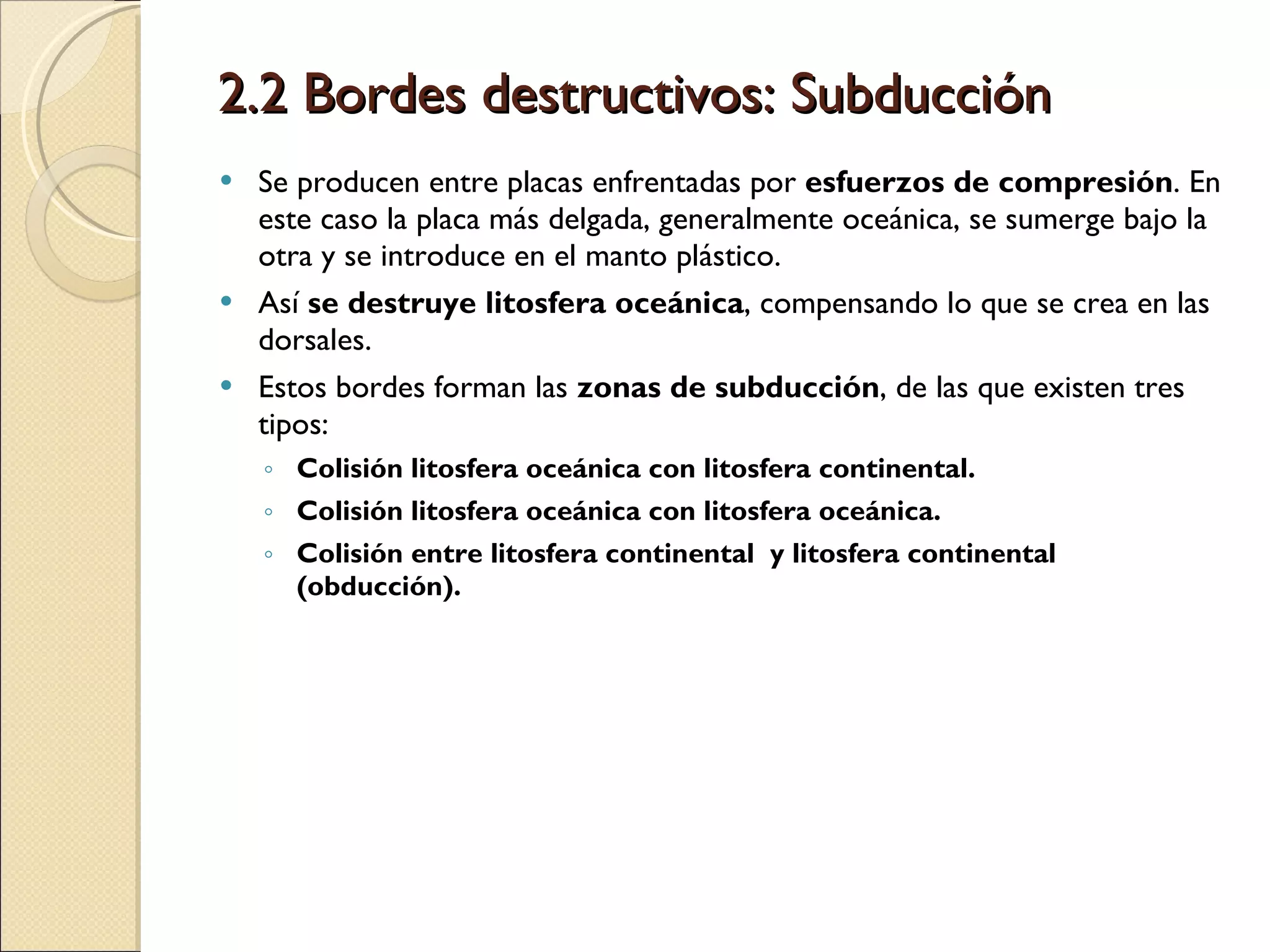 Biología y geología Tema 3. tectónica de placas | PPS