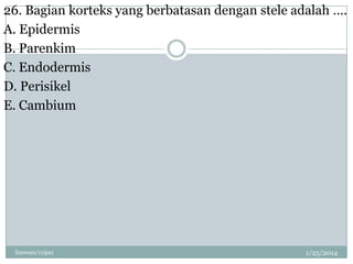 soal biologi kls 11 +pembahasan | PPT