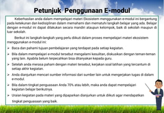 E-modul materi Ekosistem Kelas 10 SMA (Preview) | PDF