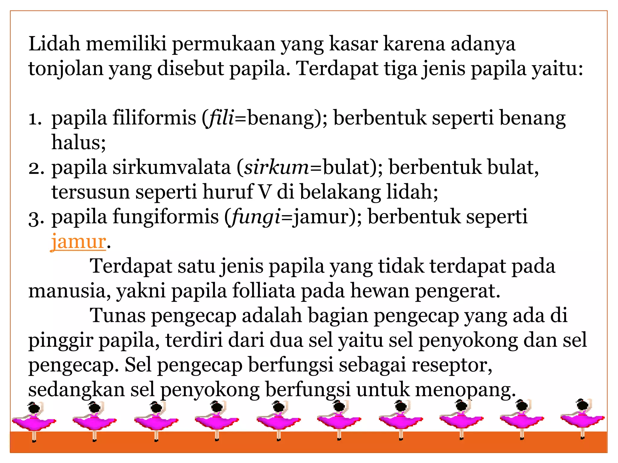 Indera Pengecap | PPTX