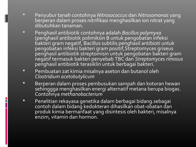 Biologi - monera | PPT