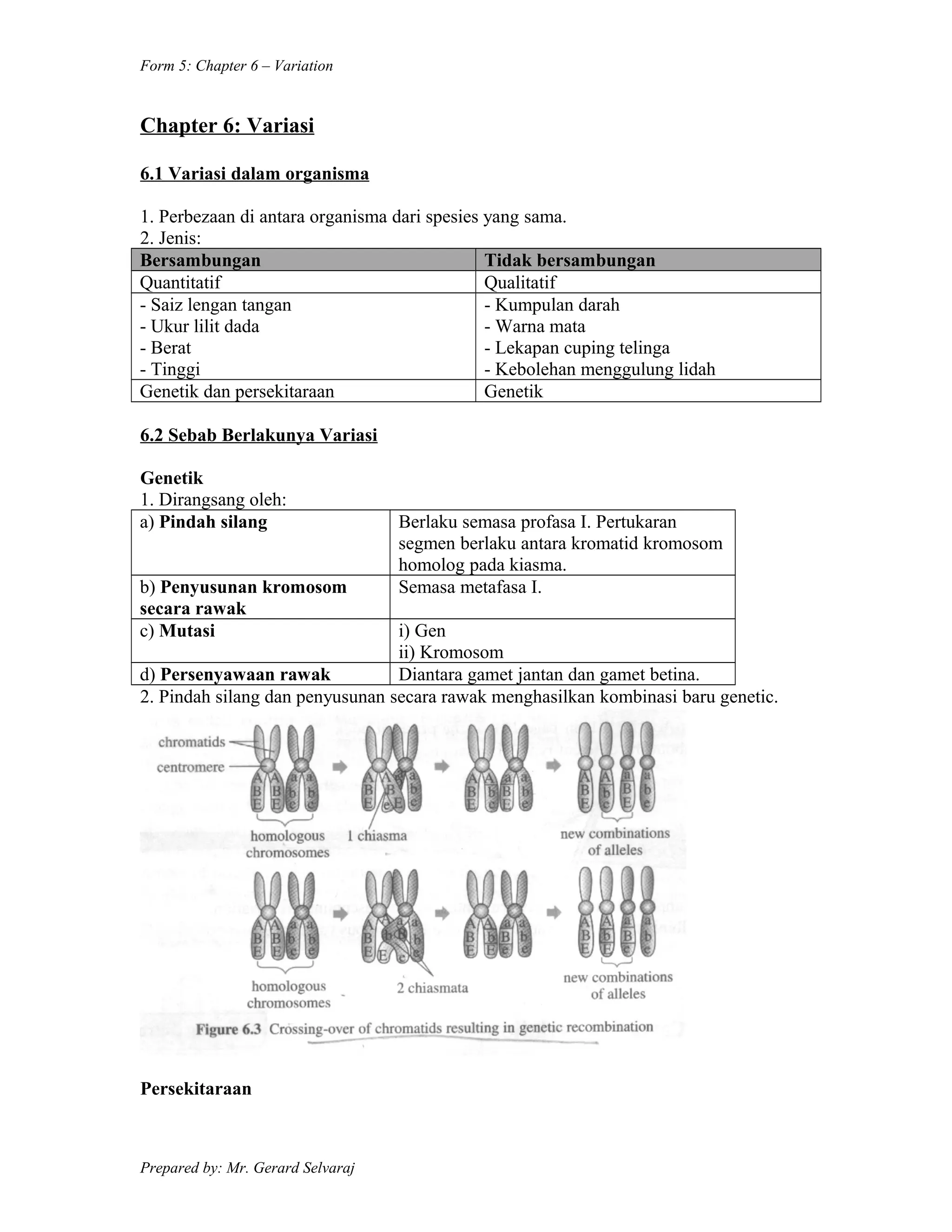 Biologi tingkatan-5-bab-6-variasi | DOC