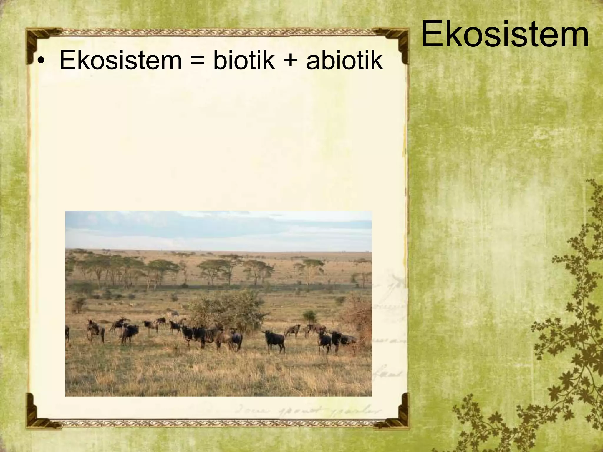 Biologi 10 ekosistem | PPTX