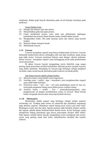 Biologi-Sel | DOCX
