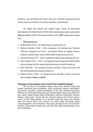 Biologi-Sel | DOCX