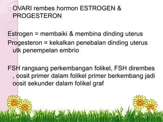 Biologi – bab 4 hormon mengawal atur kitar haid | PPTX