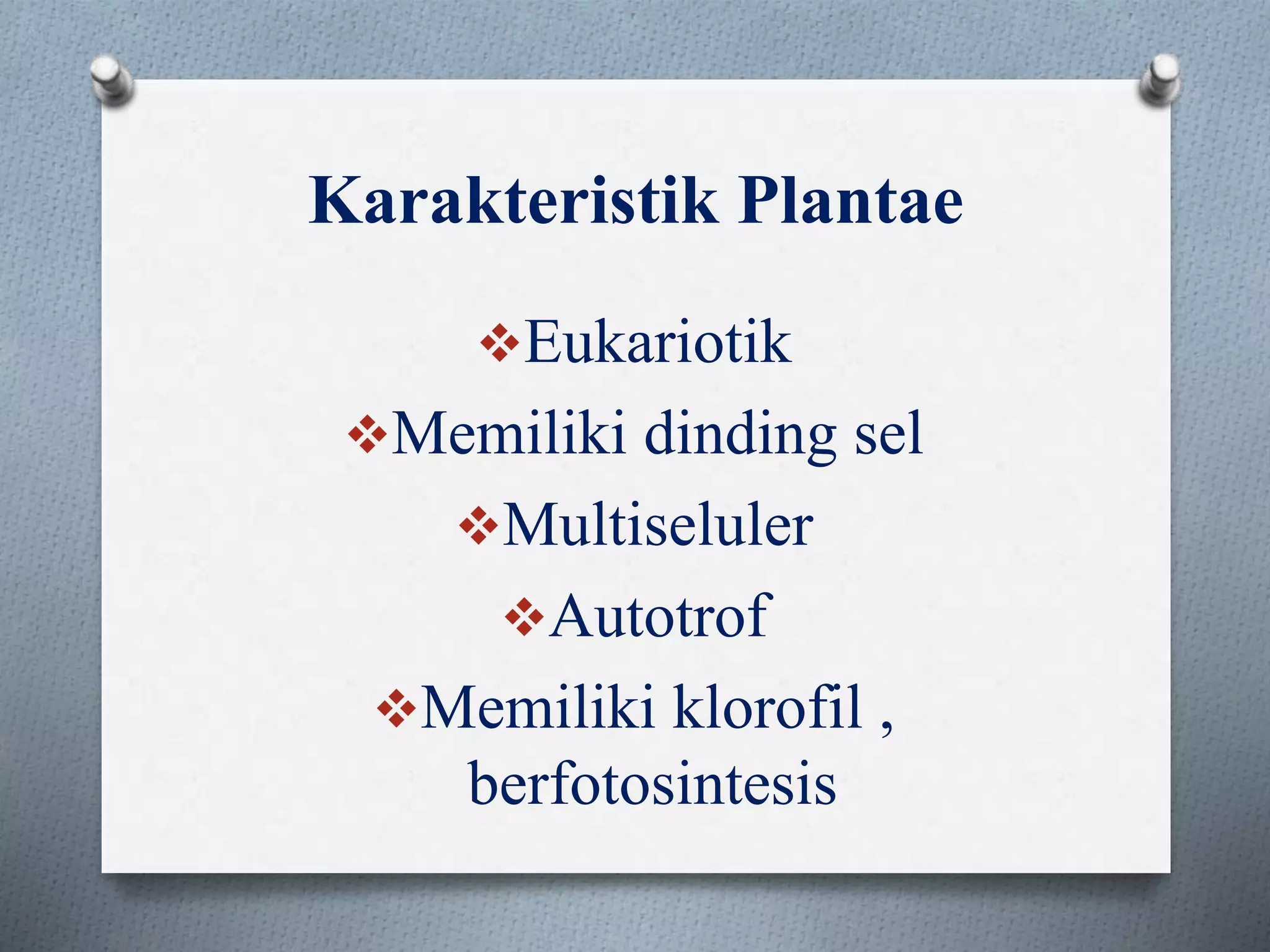 Biologi bab 7 plantae | PPTX