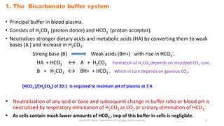 Biochemistry BIOLOGICAL-BUFFER-SYSTEMS. | PDF