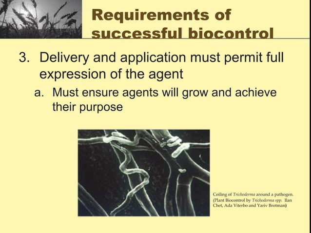 Biological control-plant pathogen | PPT