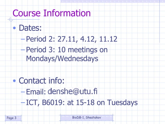 Biological Database Systems | PPT | Databases | Computer Software and Applications
