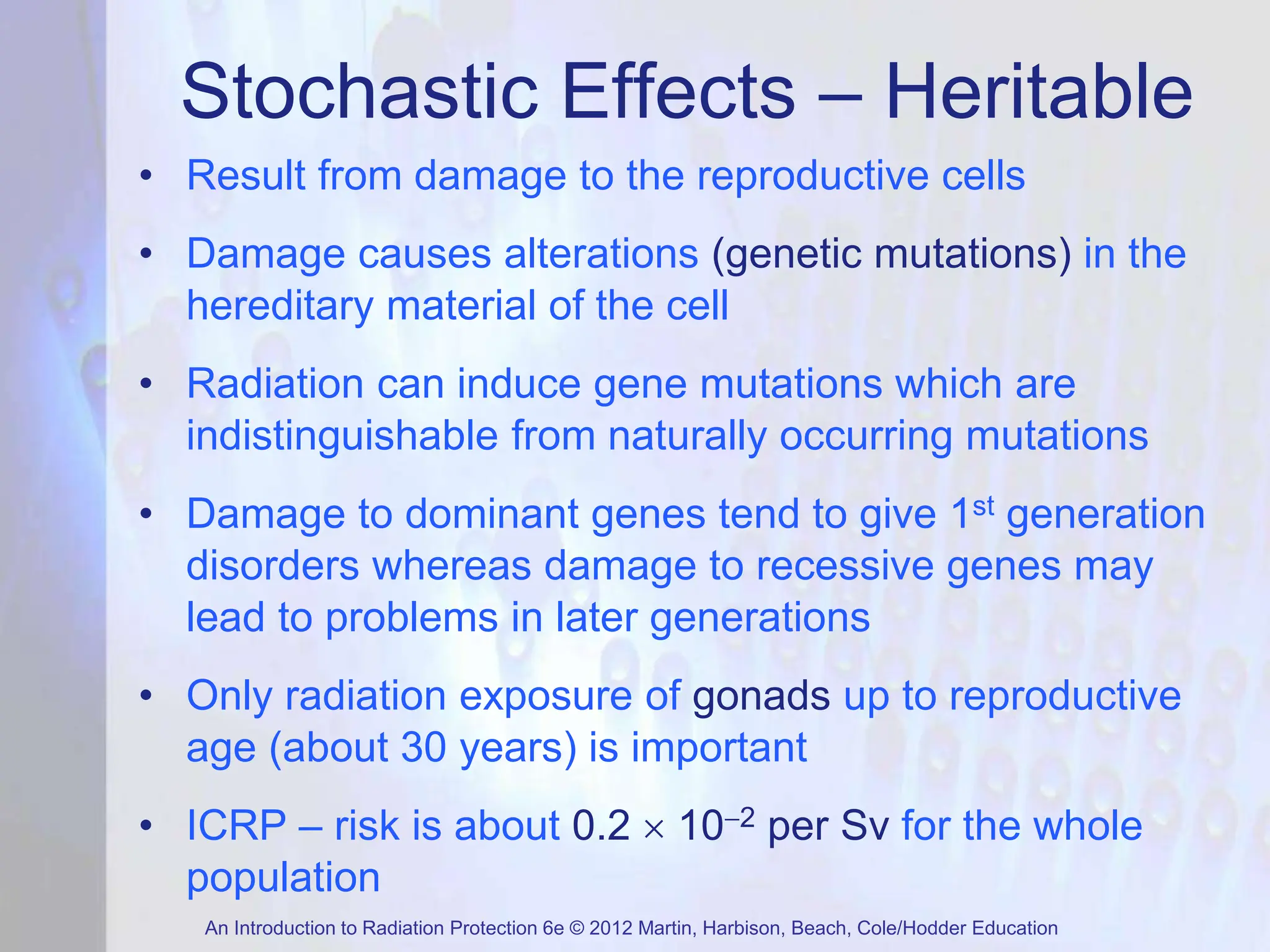 Biological-manifestations-of-radiation s | PPT