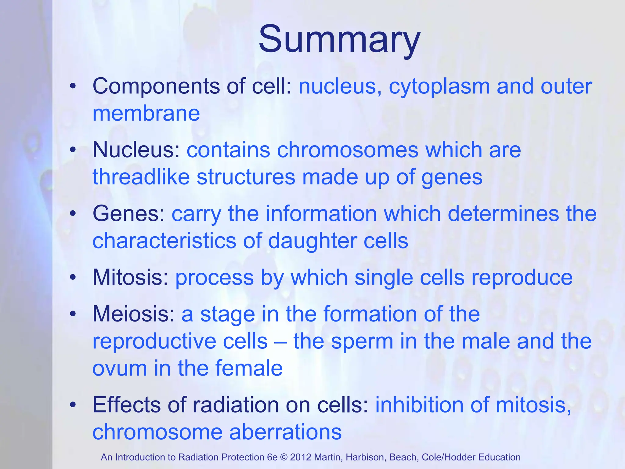 Biological-manifestations-of-radiation s | PPT