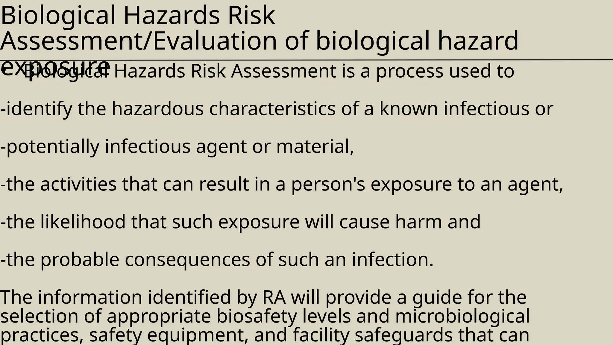 BIOLOGICAL-HAZARD also known as biohazard.pptx