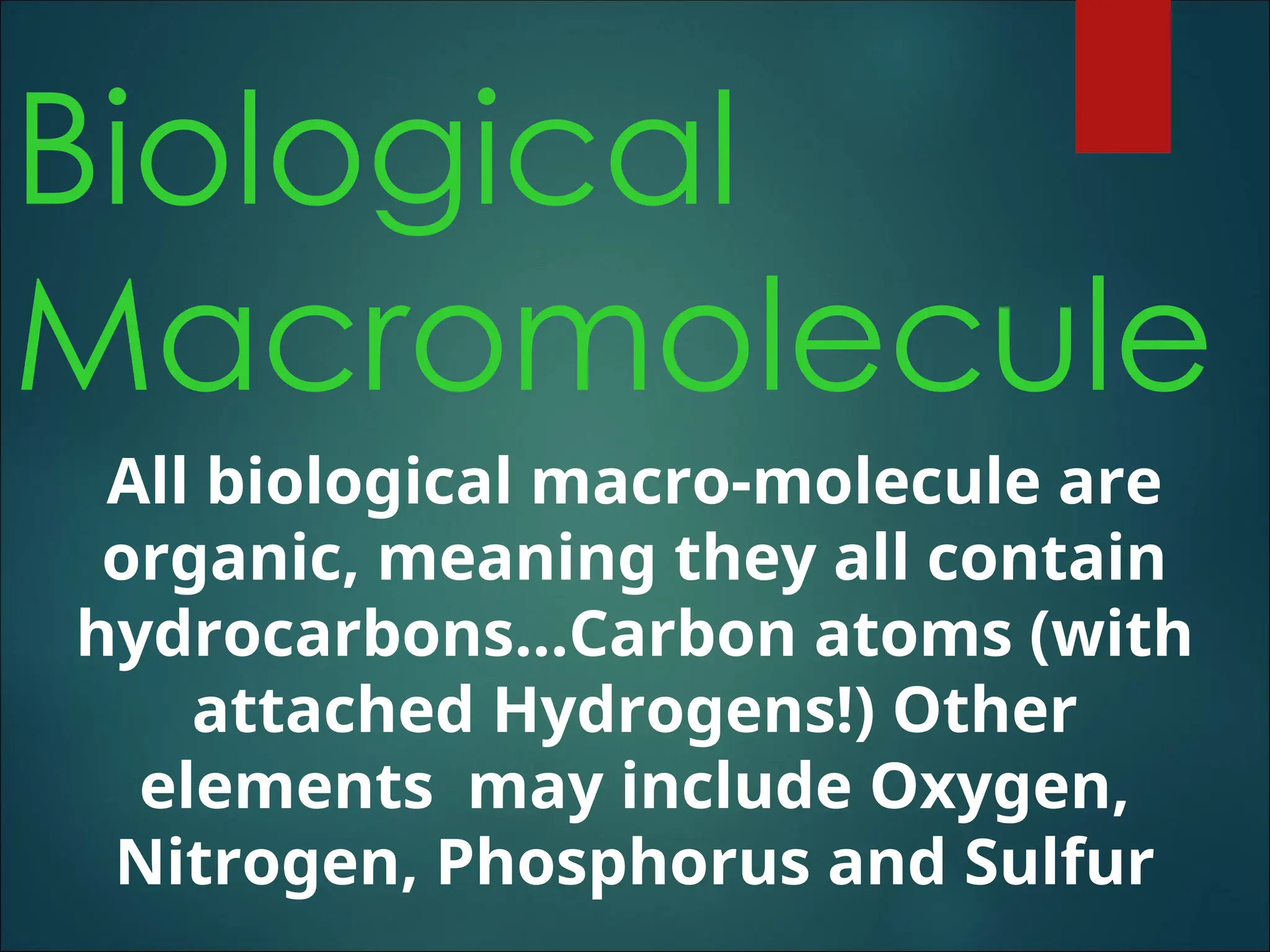 Biological-Macromolecules-Week-7 b b .ppt