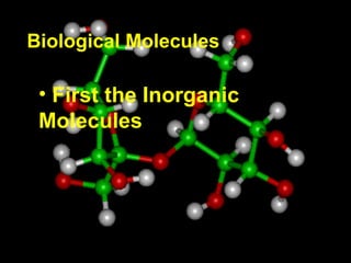 Biological Molecules Notes | PPT