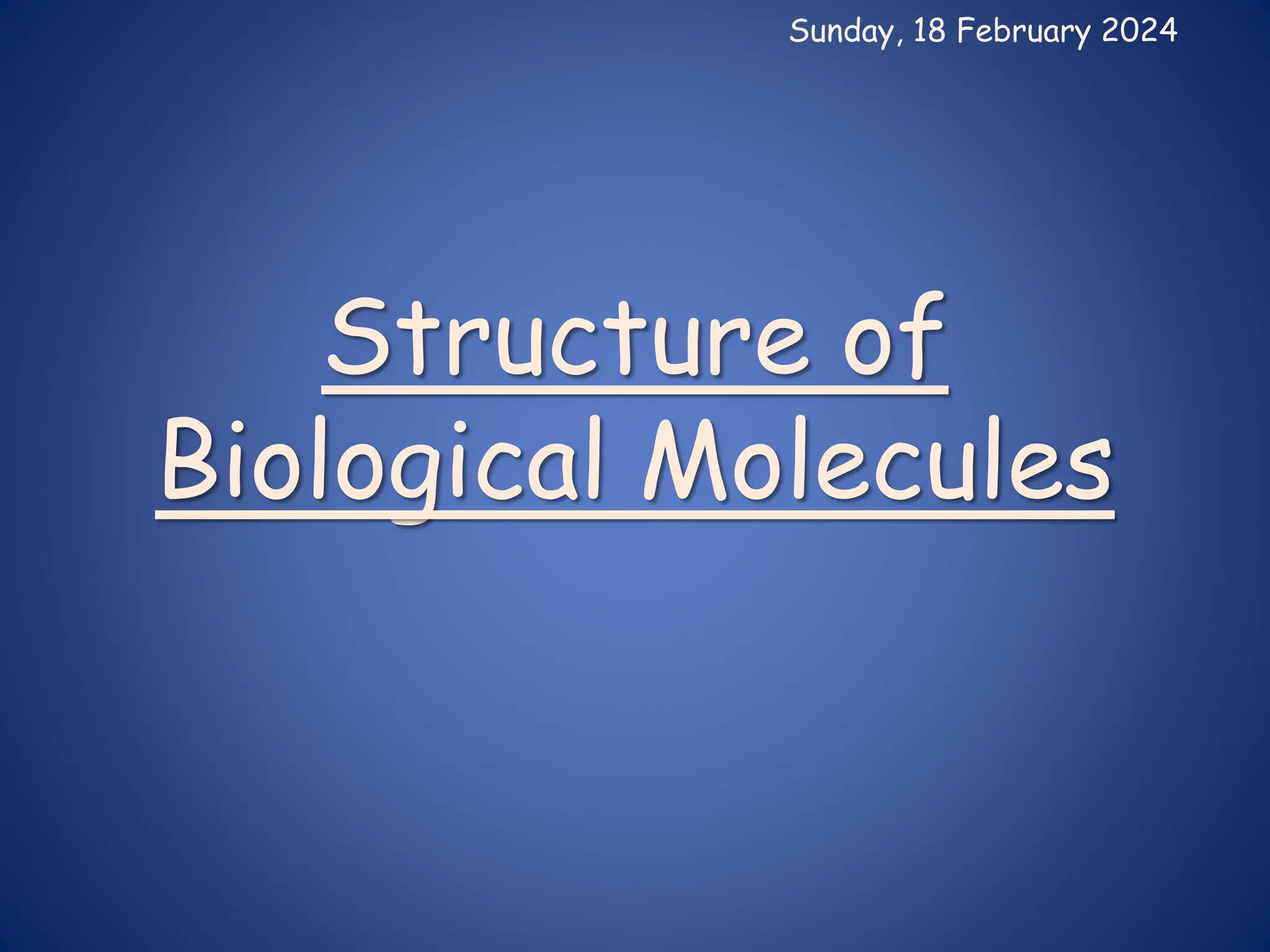 Biological molecules powerpoint summary. | PPT