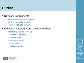 Network components and biological network construction methods | PDF