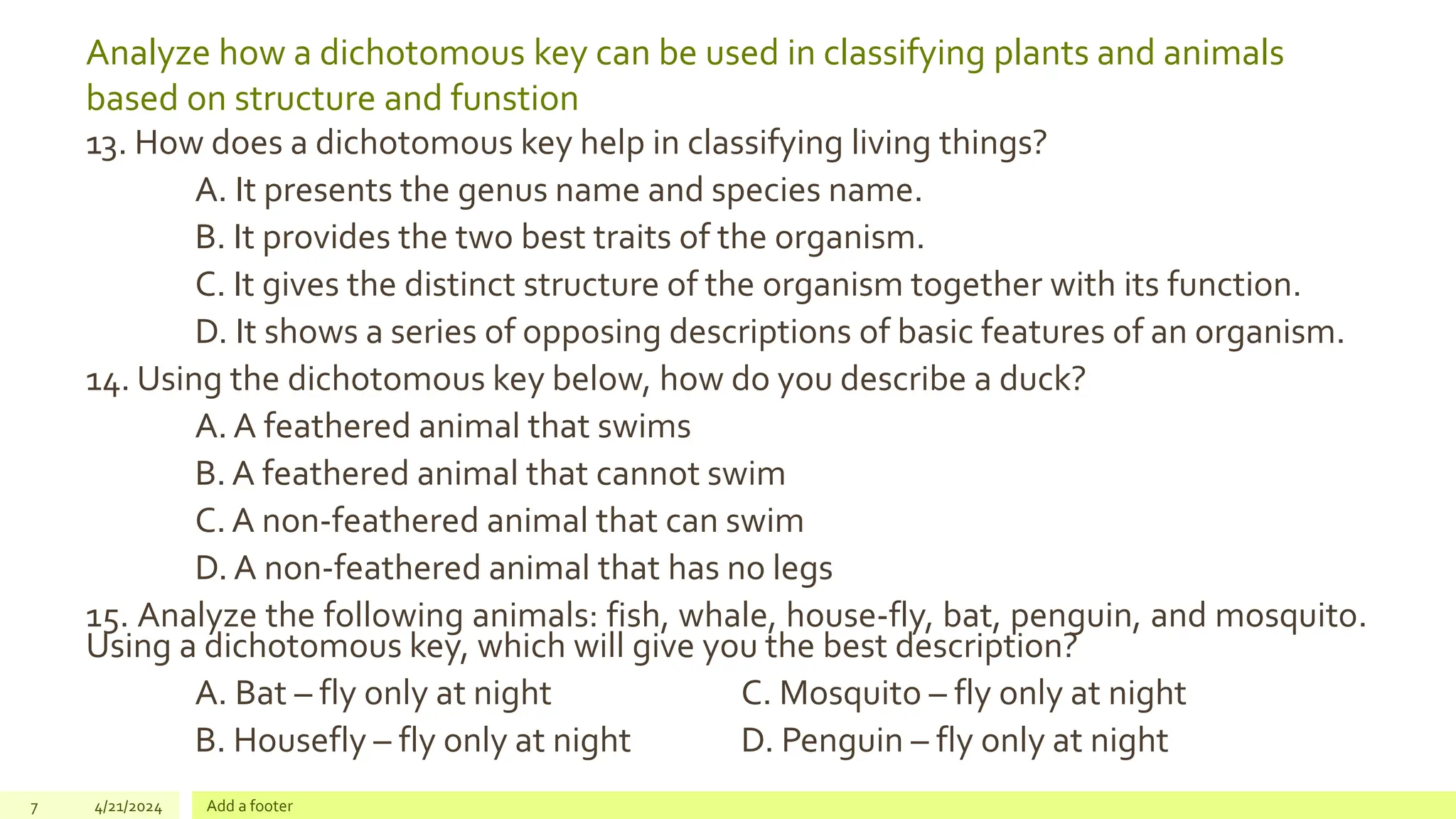 BIOLOGICAL-SCIENCE-CA-2-Science-Major.pptx | Biological Sciences | Science