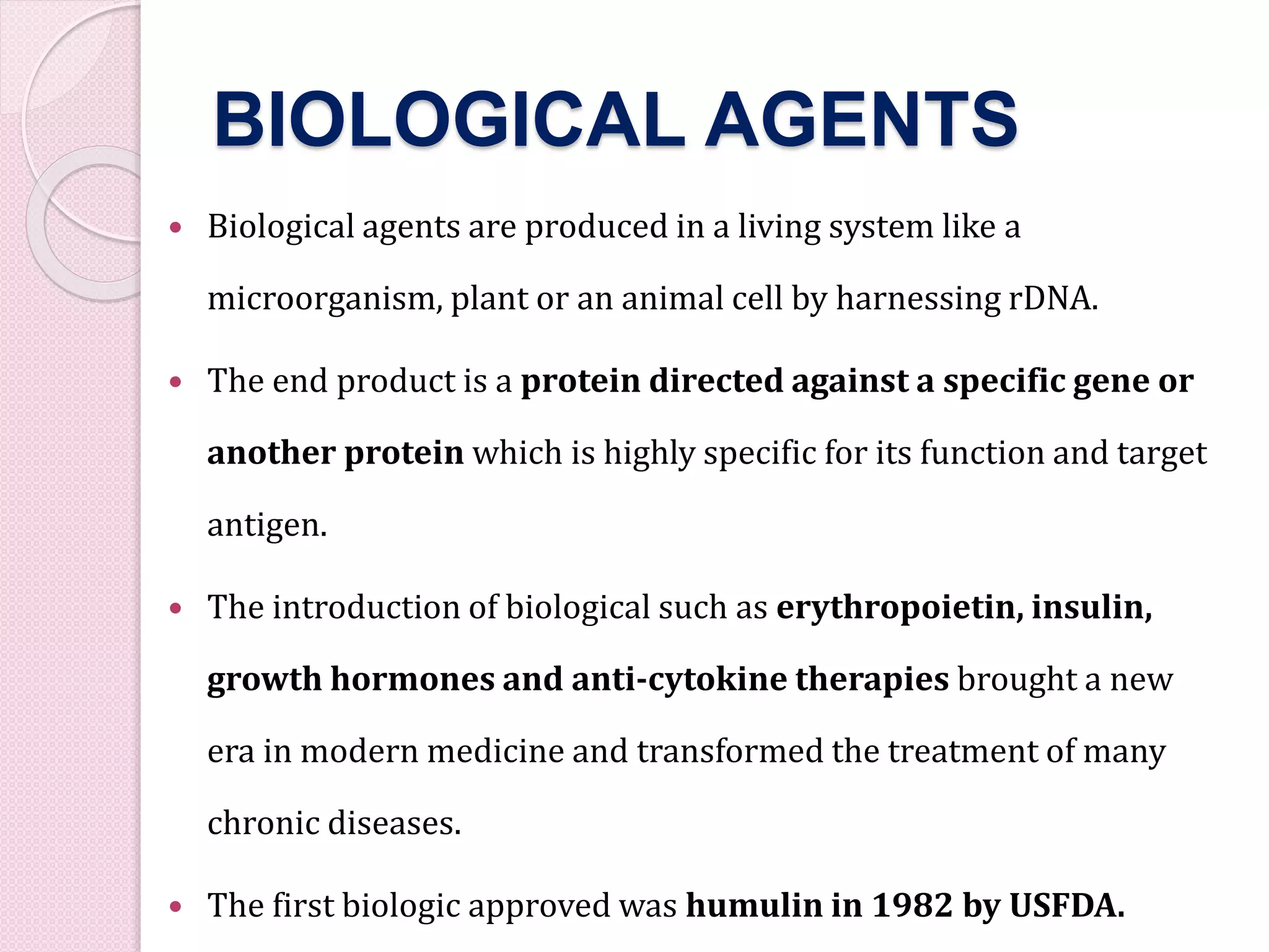 Biological agents and it role in current era and future role | PPTX ...