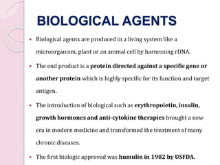 Biological agents and it role in current era and future role | PPTX