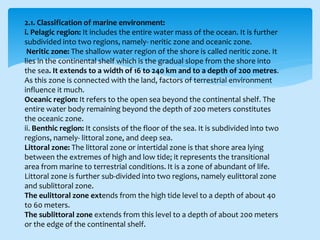 Biological and chemical oceanography | PPTX