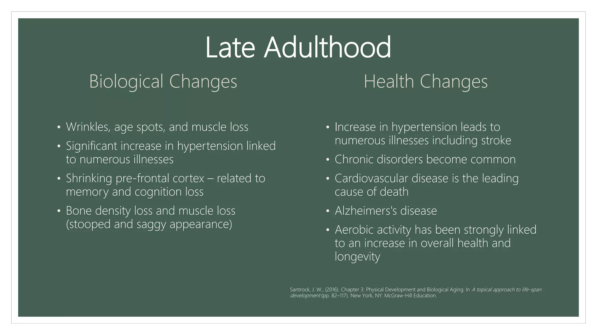 Biological and health changes presentation | PPTX