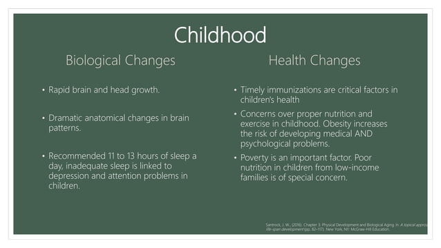 Biological and health changes presentation | PPT