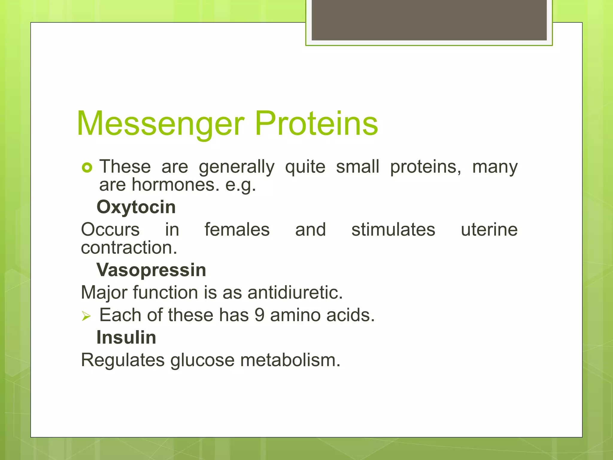 Biological and pharmaceutical importance of proteins | PPTX