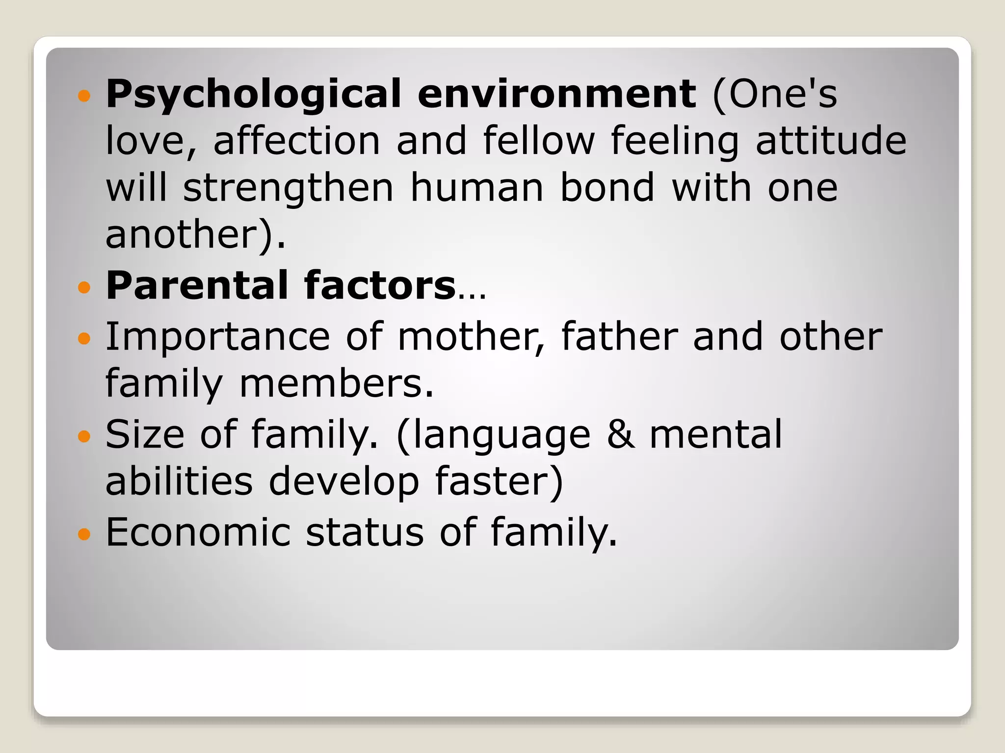 Biological and social influences on human growth and | PPTX