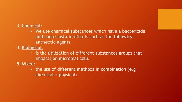 Biological antisepsis | PPT