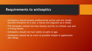 Biological antisepsis | PPTX