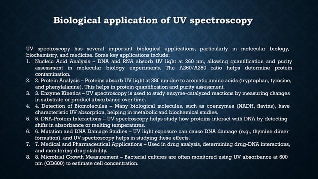 Biological application of spectroscopy.pptx