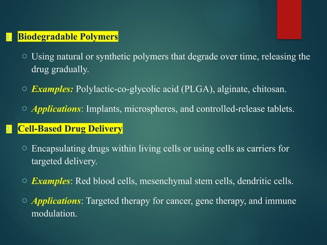 Biological Approaches for Sustained Release Formulation.pptx | Blood ...