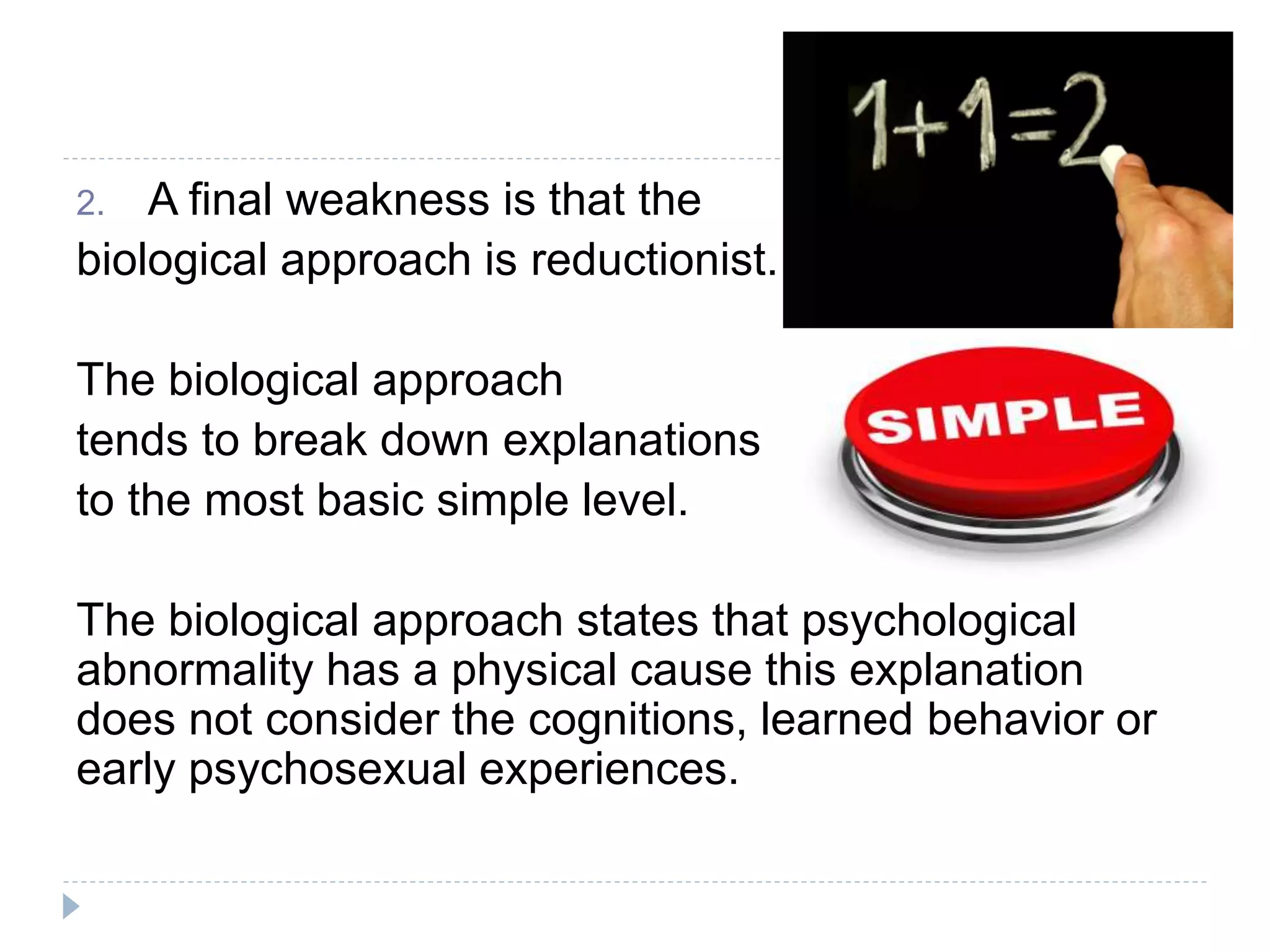 Biological Approach in explaining Abnormality & Psychological Disorders ...