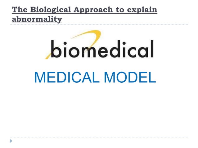 Biological Approach in explaining Abnormality & Psychological Disorders ...
