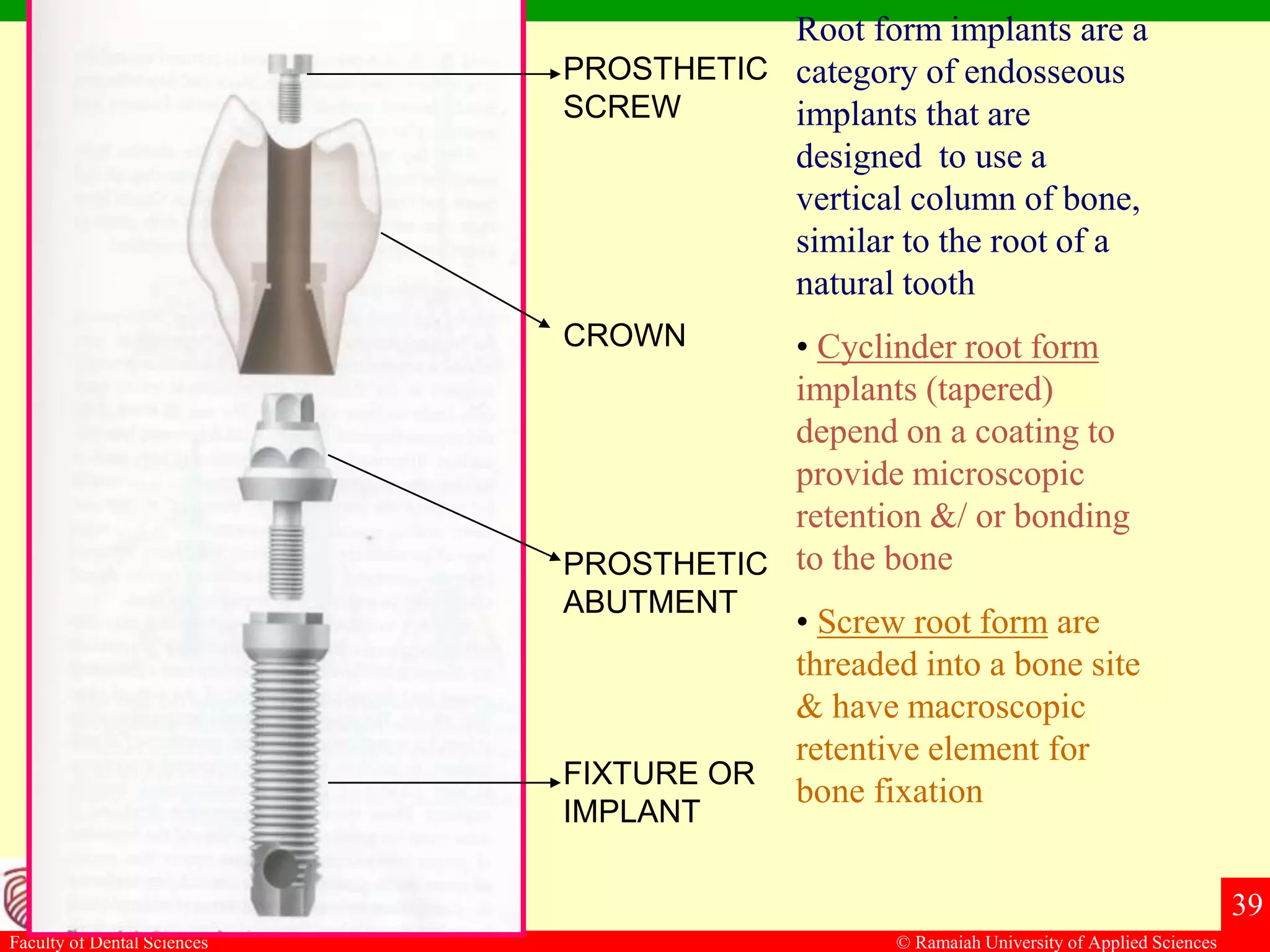 Biological aspect of implant | PPT