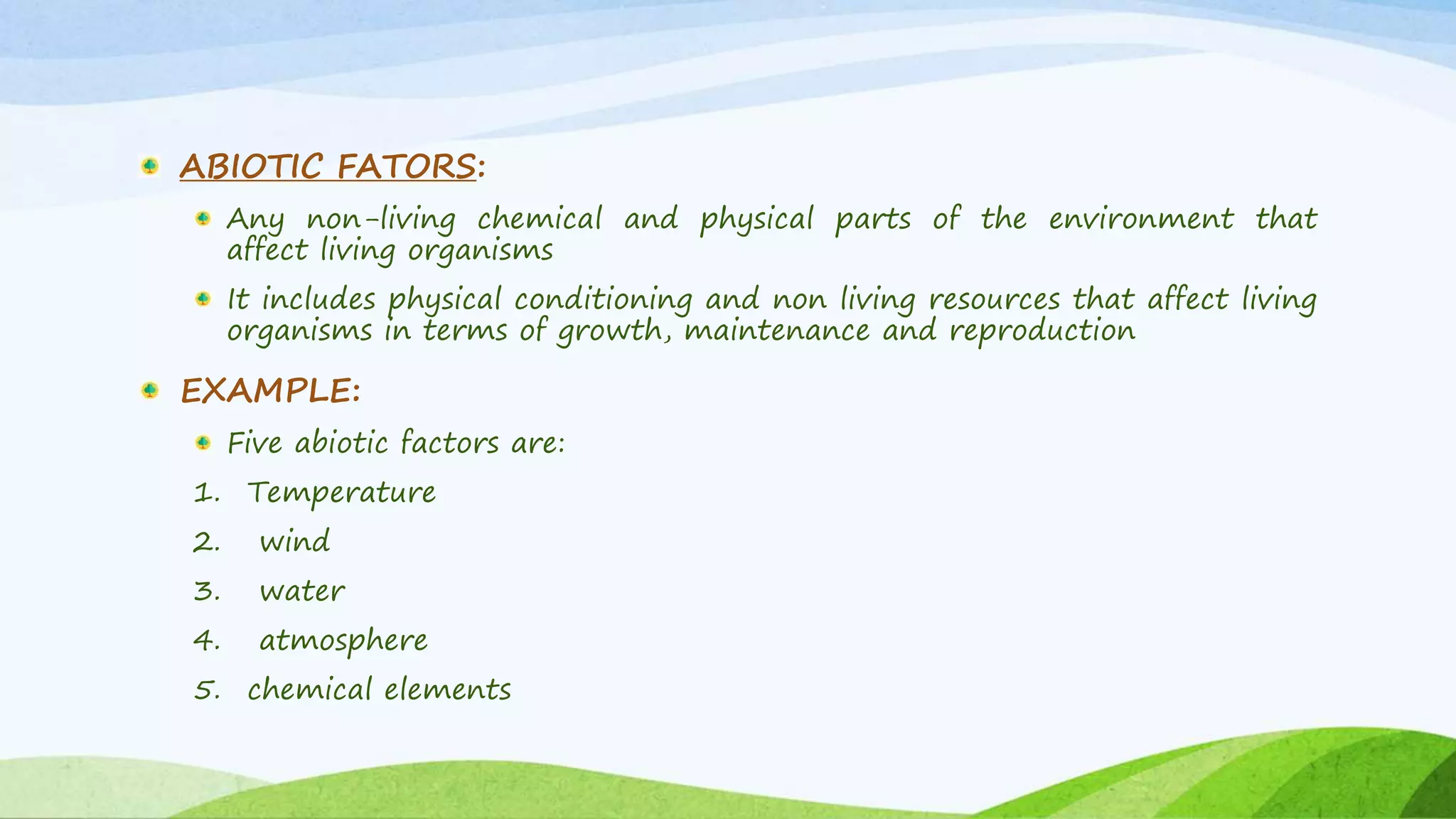 Biological aspects of Environment | PPTX