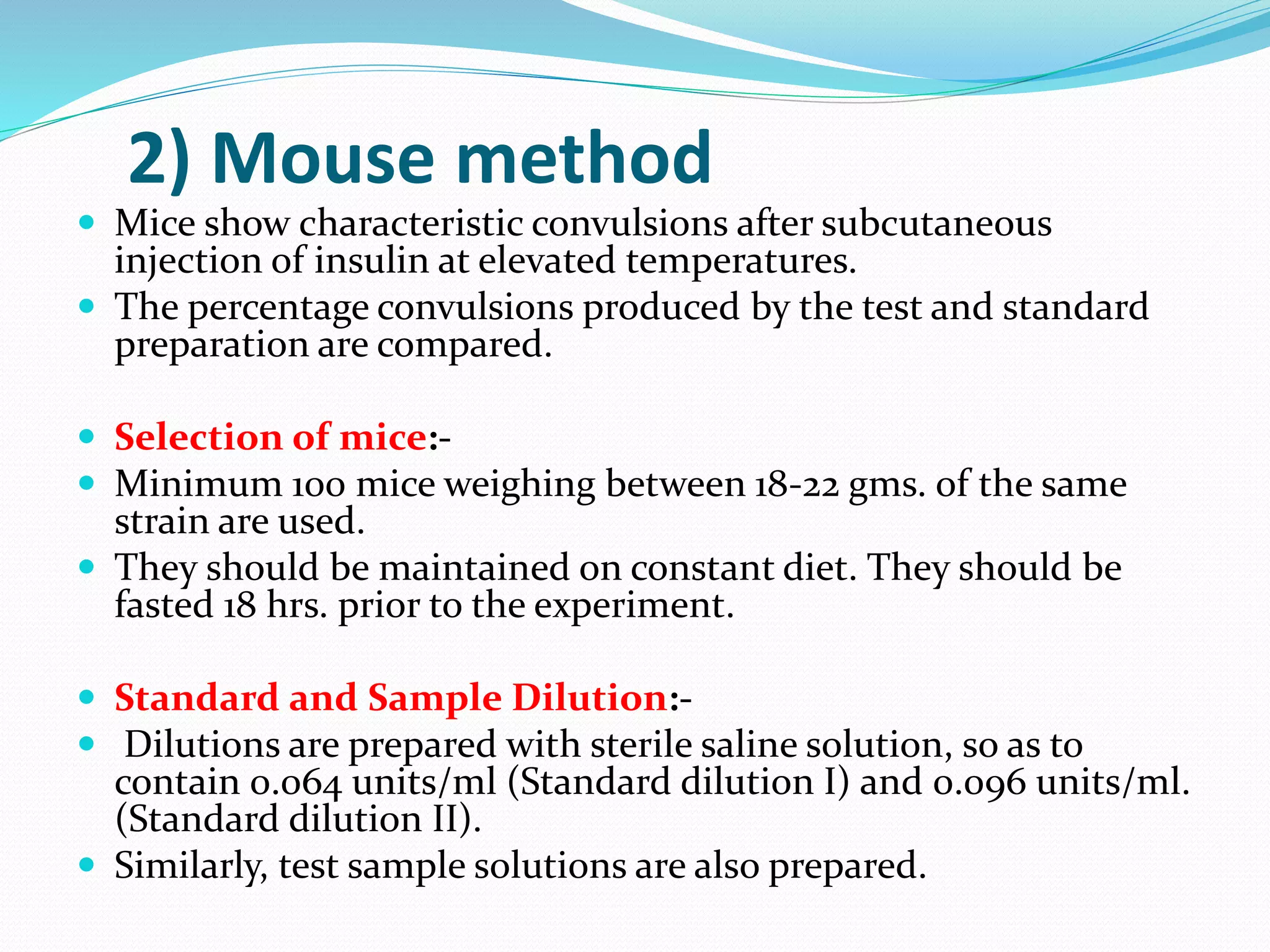 Biological assay, drug assay, Bioassay of Insulin | PPTX