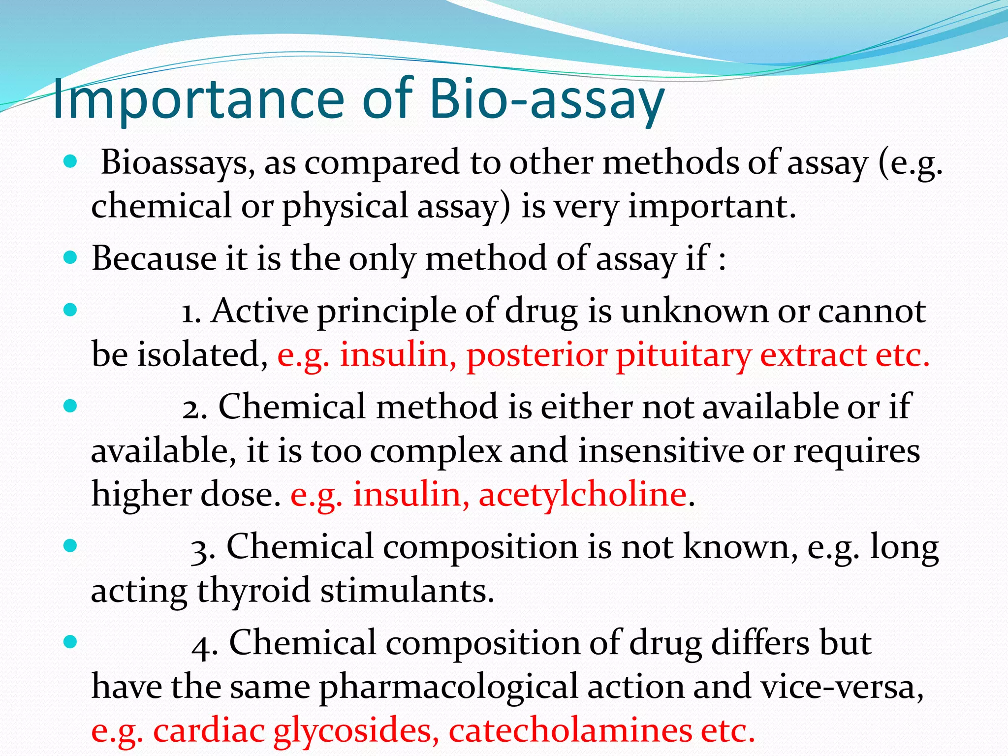 Biological assay, drug assay, Bioassay of Insulin | PPTX