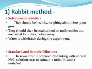 Biological assay, drug assay, Bioassay of Insulin | PPTX